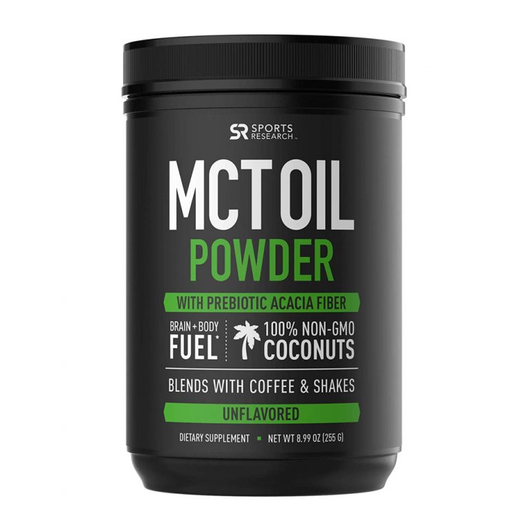 Sports Research MCT Oil Powder Overview Keto Burn